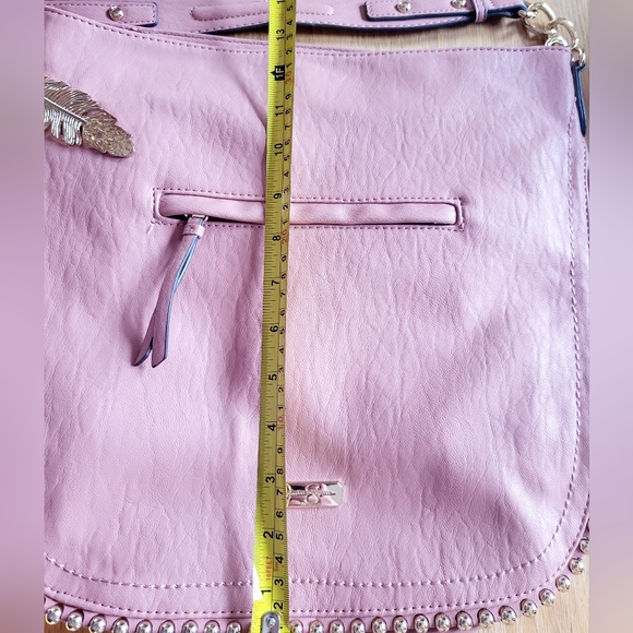 Jessica Simpson | Bags | Jessica Simpson Pink Shoulder Bag Trimmed In ...